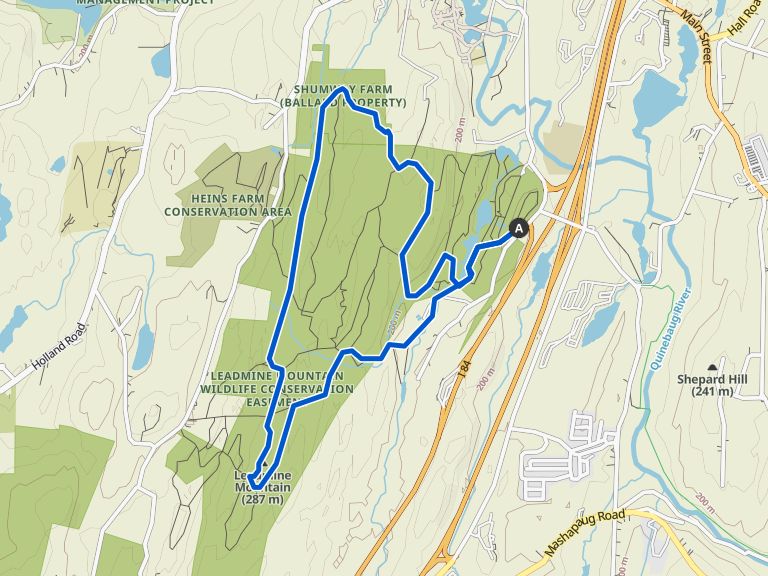 Boucle des sentiers Raven Rookery, Leadmine et Seven Ridges -- Leadmine ...